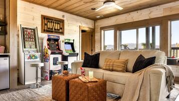 Cabine, 4 quartos | Sala de jogos