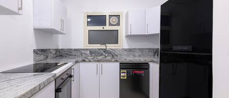 Apartamento, varanda, Vista para a cidade | Cozinha privada