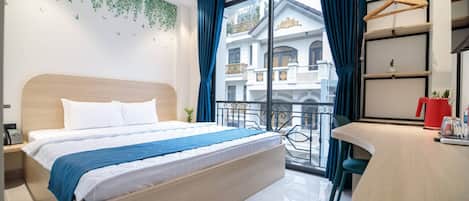 Quarto Duplo Deluxe para 1 Pessoa | Secretária, Wi-fi grátis