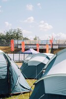Tenda | Roupa de cama fornecida