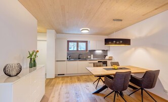 Apartment 2 | Cozinha privada | Geladeira, fogão, cooktop, lava-louças