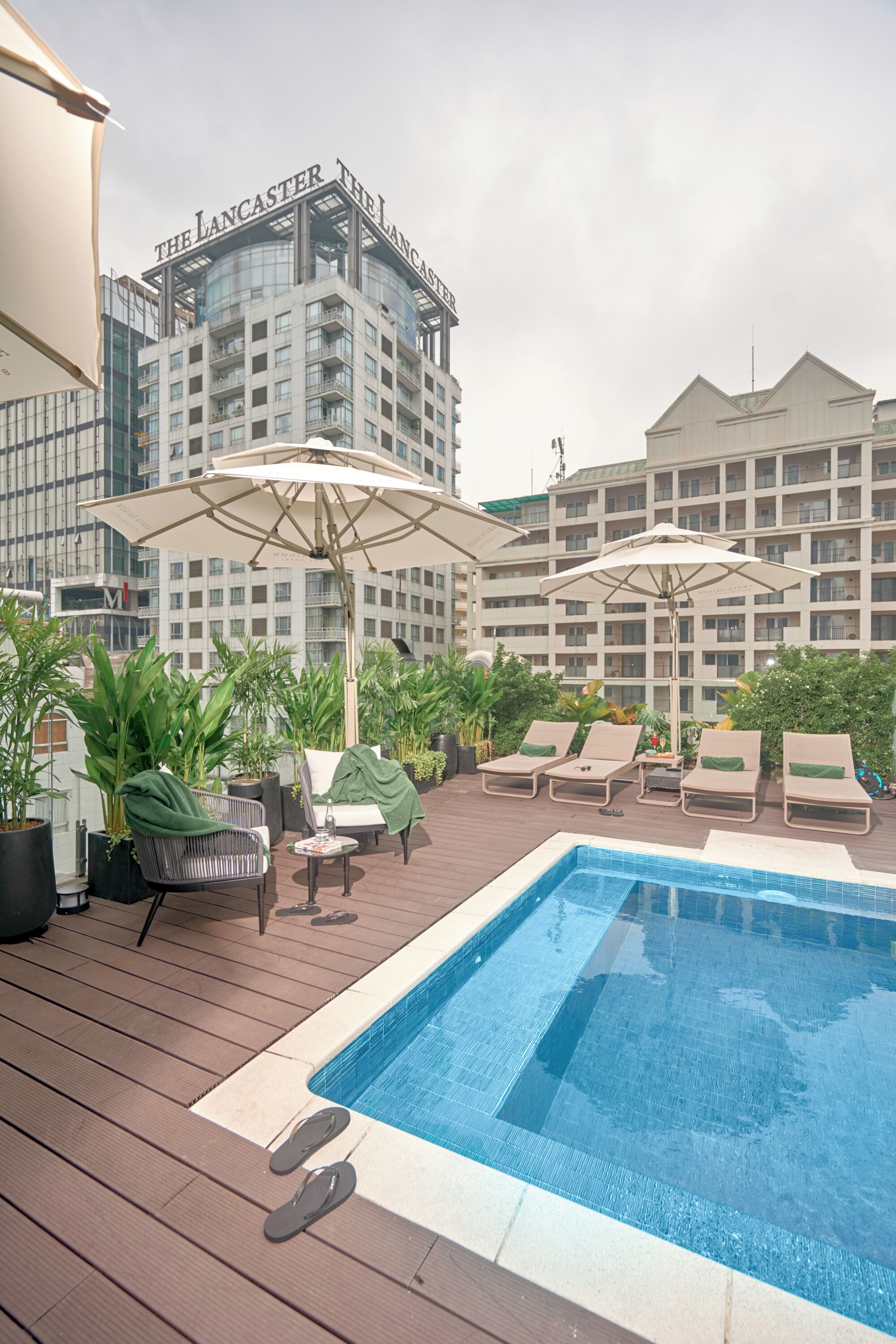 Terraço no piso superior