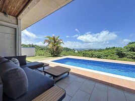 Vila, vista para o mar | Terraço/pátio