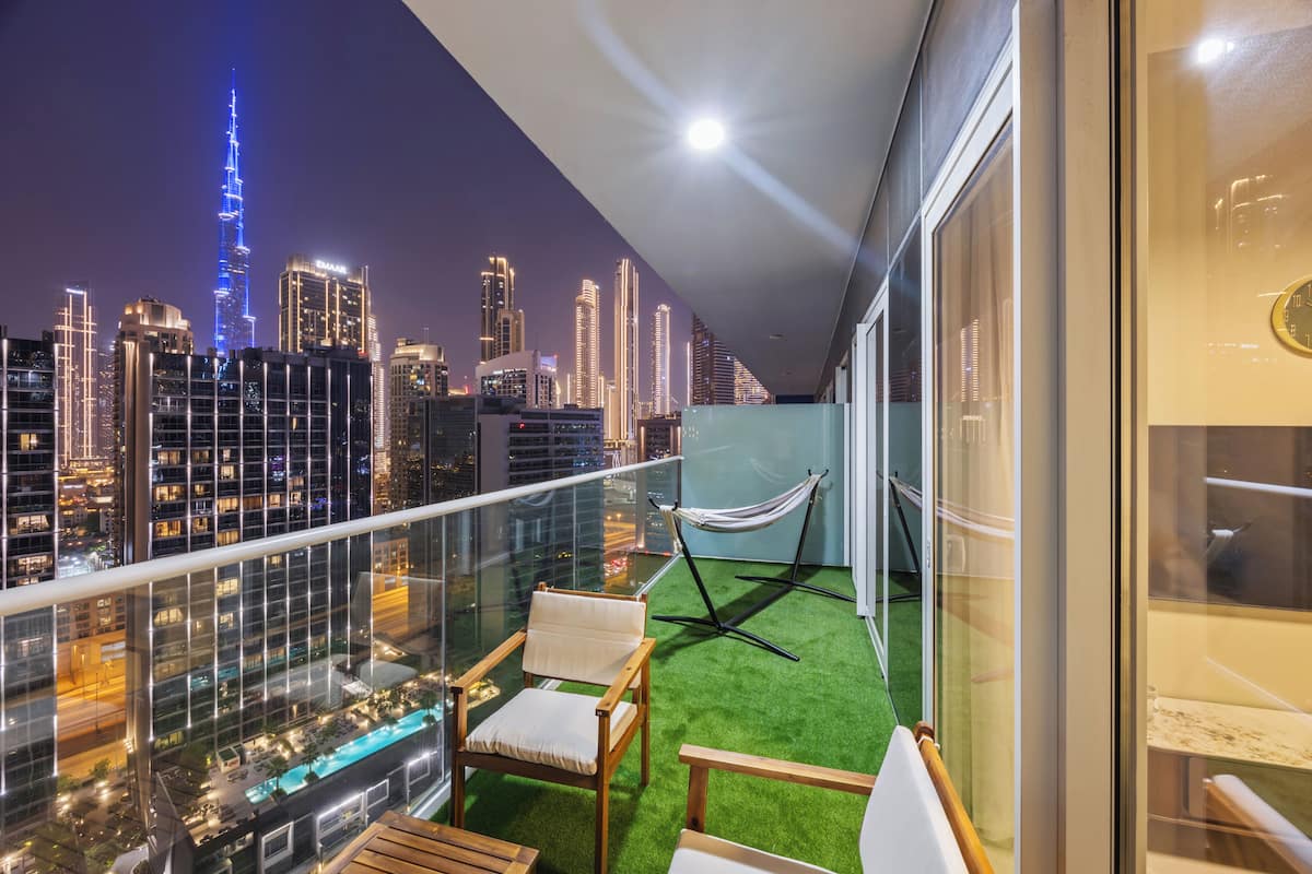 1 Bedroom Apartment - Burj Khalifa View | Terraço/pátio interior