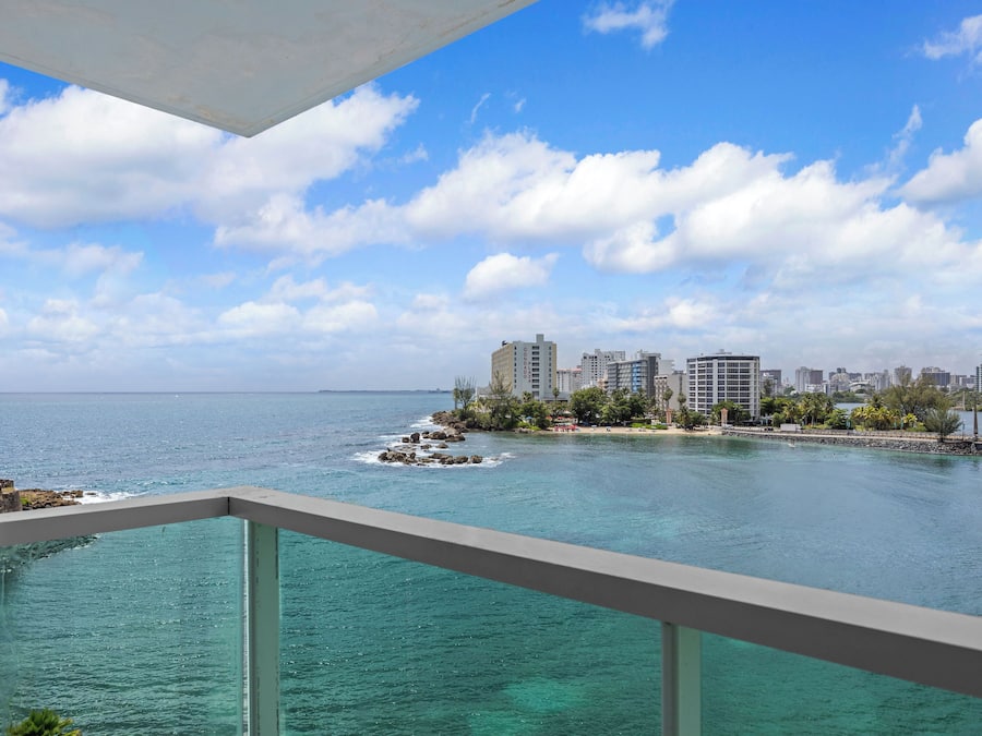 Apartamento de Luxo, vista para o mar | Vista do quarto