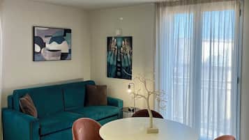 Suite Executiva, varanda, Vista para a cidade | Sala de estar