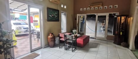 Sala de estar do lobby