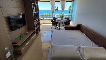 Apartamento conforto | Wi-Fi de cortesia, roupa de cama