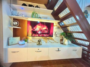 Cabine, 1 quarto, fumadores, vista para o jardim | Sala