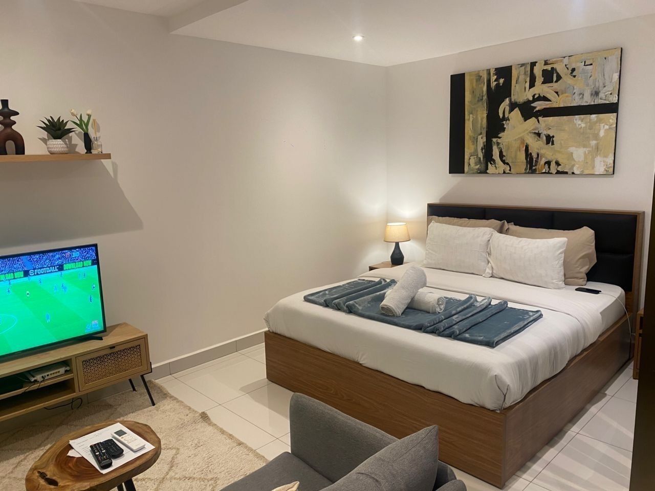 Suite-Estúdio de Luxo, não fumadores | Secretária, secretária adequada para computadores portáteis 