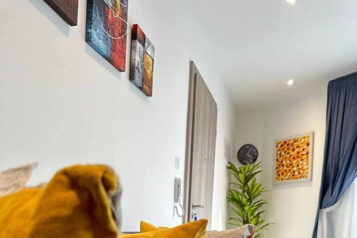 Apartamento superluxo, 1 quarto, para não fumantes | Escrivaninha, espaço de trabalho para notebook