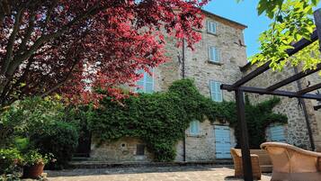 Villa, 5 quartos, piscina privativa, vista para o jardim | Terraço/pátio interior