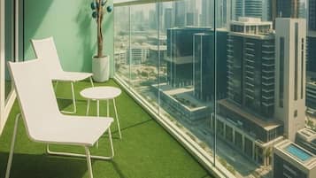 Apartamento, Vista para a cidade | Terraço/pátio interior