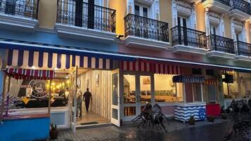 Vista para a cidade desde o alojamento