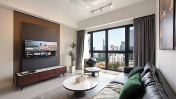 Suite Superior, 2 quartos, cozinha, Vista para a cidade | Cortinas/cortinados opacos, quartos insonorizados, Wi-fi grátis