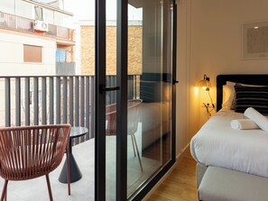 Estúdio Comfort (1 Bedroom) | 1 quarto, roupa de alta qualidade, edredões de penas 