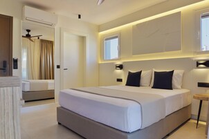 Suite Comfort, Vista para a cidade | Cofre no quarto, cortinas/cortinados opacos, quartos insonorizados 