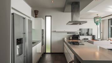 Villa, varanda | Cozinha privada