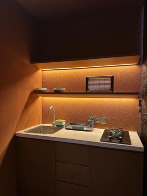 Quarto Superior, 1 quarto, não fumadores, varanda | Cozinha privada