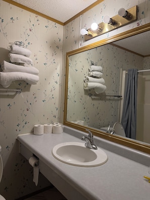 Quarto Duplo Comfort | Casa de banho | Artigos de higiene pessoal grátis, toalhas fornecidas, sabão, champô
