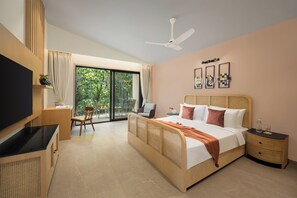 Quarto Duplo, vista para o jardim | Ferro/tábua de engomar, Wi-fi grátis, roupa de cama fornecida 