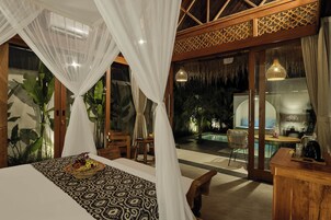Villa Standard, vista para o vale | Secretária, Wi-fi grátis, roupa de cama fornecida 