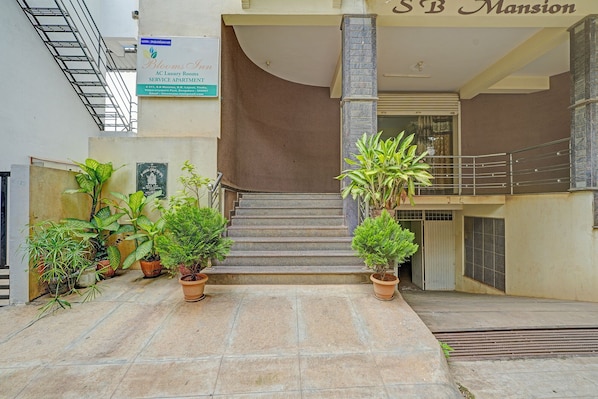 Entrada do alojamento