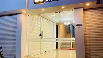 Entrada do alojamento