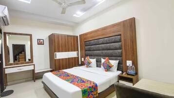 Lençóis de algodão egípcio, roupa de alta qualidade, cofre no quarto