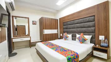 Lençóis de algodão egípcio, roupa de alta qualidade, cofre no quarto