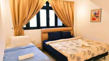 Apartamento básico, vista para a cidade | Ferros/tábuas de passar roupa, Wi-Fi de cortesia