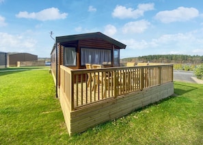 Cabana superluxo, acessível para pessoas com deficiência física | Terraço/pátio