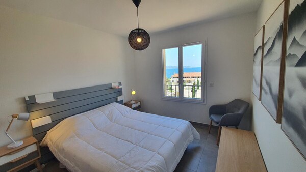 Mor205 T2 Neuf Vue Mer Acc S Plage - Saint-Florent