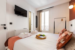 Apartamento | 1 quarto, roupa de cama fornecida