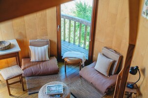 Casa Design, vista para o jardim | Sala de estar