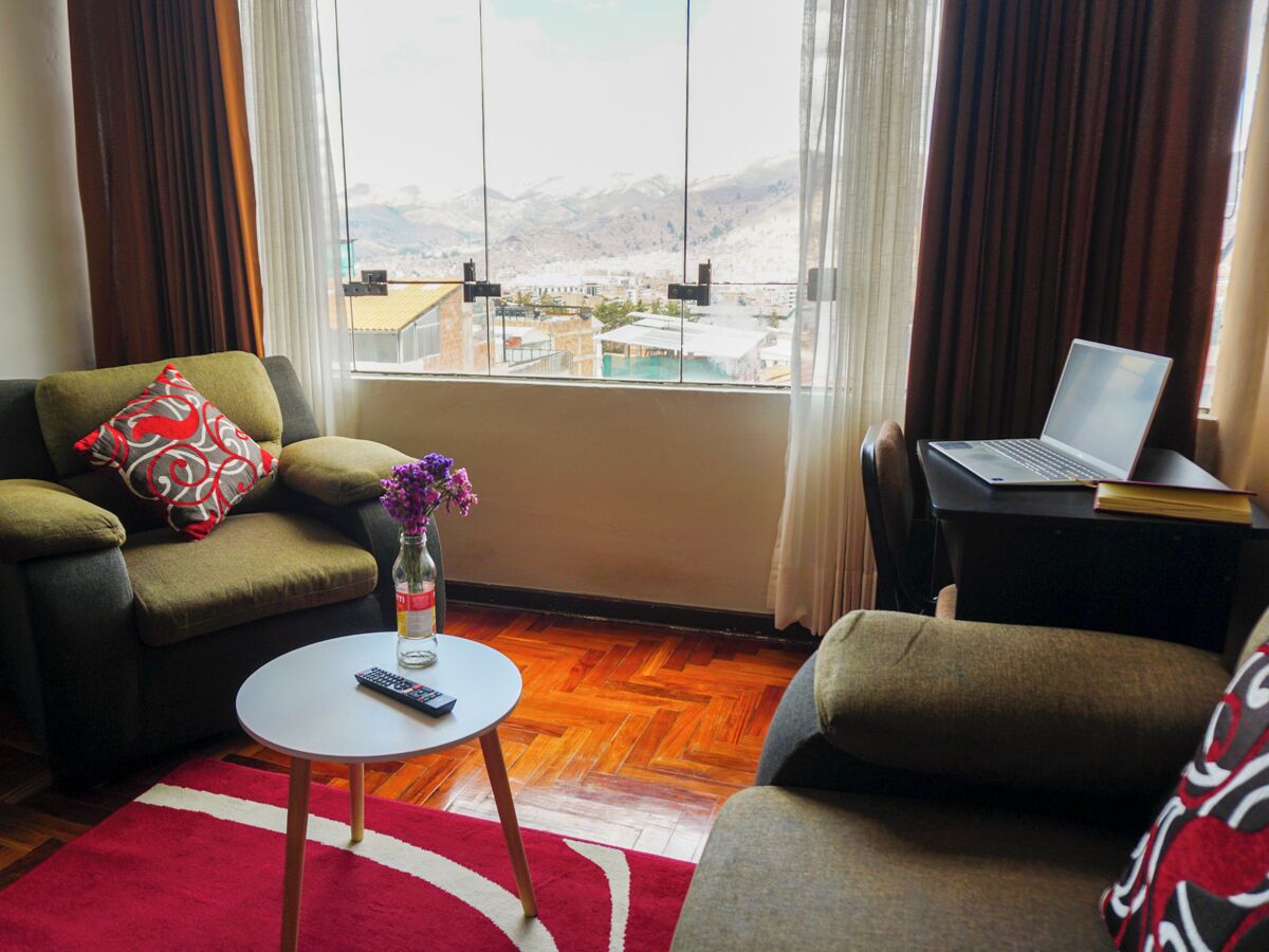 Qosqo: Comfortable Apartment With A Stunning View. Independent Living Room! - 쿠스코