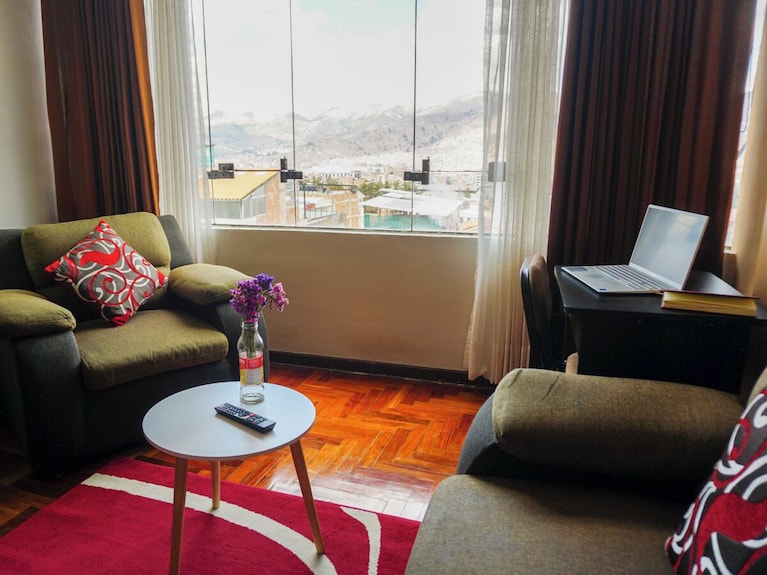 Qosqo: Comfortable Apartment With A Stunning View. Independent Living Room! - 쿠스코