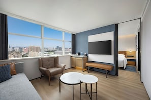 Suite Empresarial, 1 quarto, Vista para a cidade | Sala