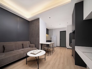 Quarto Duplo Executivo, Vista para a cidade | Sala de estar