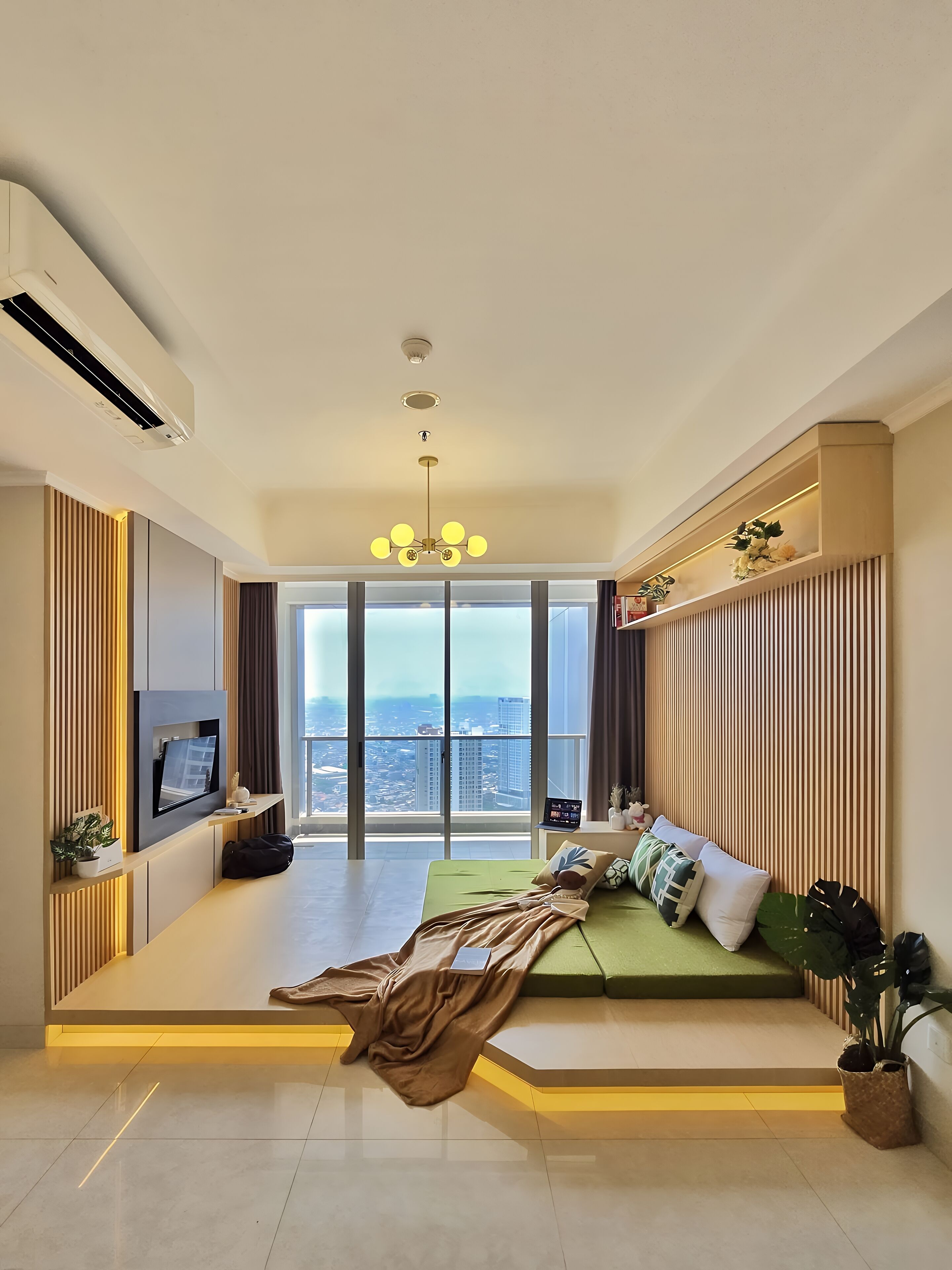 Apartamento, 3 quartos, Vista para a cidade | Sala de estar