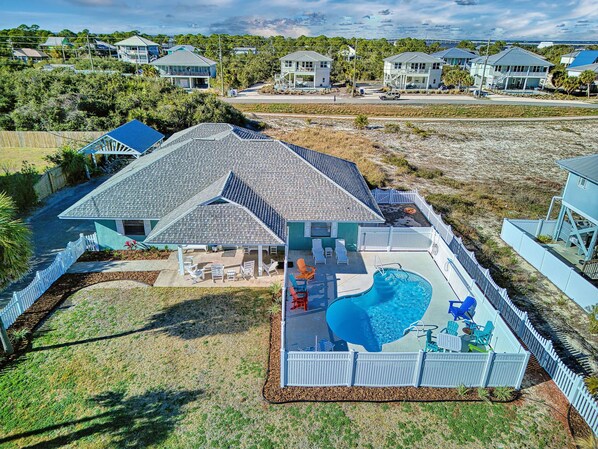 Beach Haven, ground level, across the street with heated pool and ...