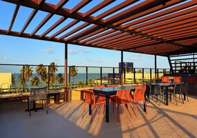 Terraço no piso superior