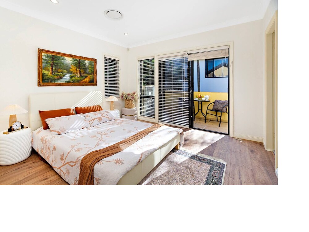 On little Austinmer beach encircled by resturants to surf,swim,fish ...