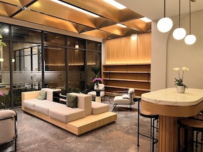 Sala de estar do lobby