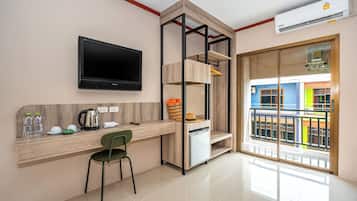 Quarto Twin Deluxe | Secretária, Wi-fi grátis, roupa de cama fornecida