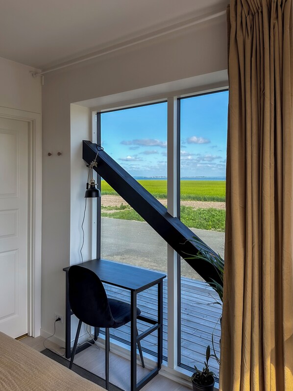 Quarto casal superior, vista para o oceano | Wi-Fi de cortesia