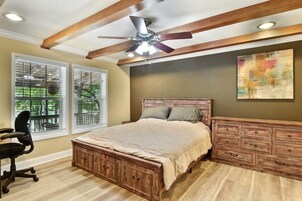 Cabana, 3 quartos | 3 quartos, espaço de trabalho para notebook, Wi-Fi de cortesia