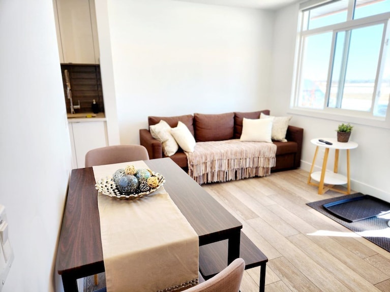 Modern Ground-level Condo, Private Entrance, Walk To Shops, Ymca, Sleeps 4 - Alberta