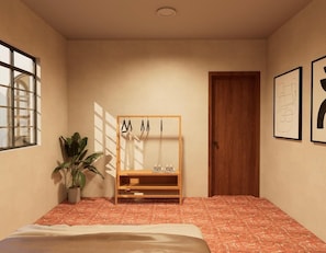 Quarto casal | Cofres nos quartos, ferros/tábuas de passar roupa, Wi-Fi de cortesia