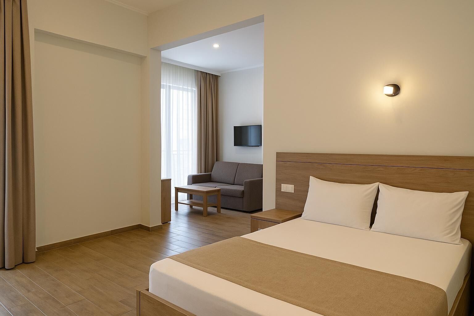 Quarto júnior | Escrivaninha, quartos à prova de som, Wi-Fi de cortesia